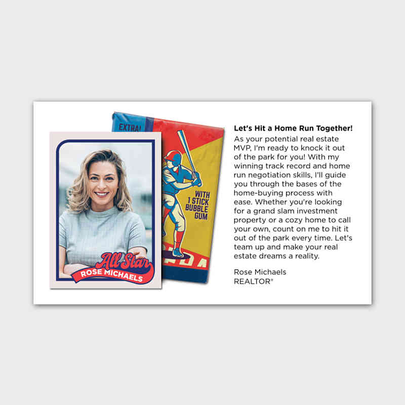 Message Insert - Retro Baseball Card Pack A | Markful