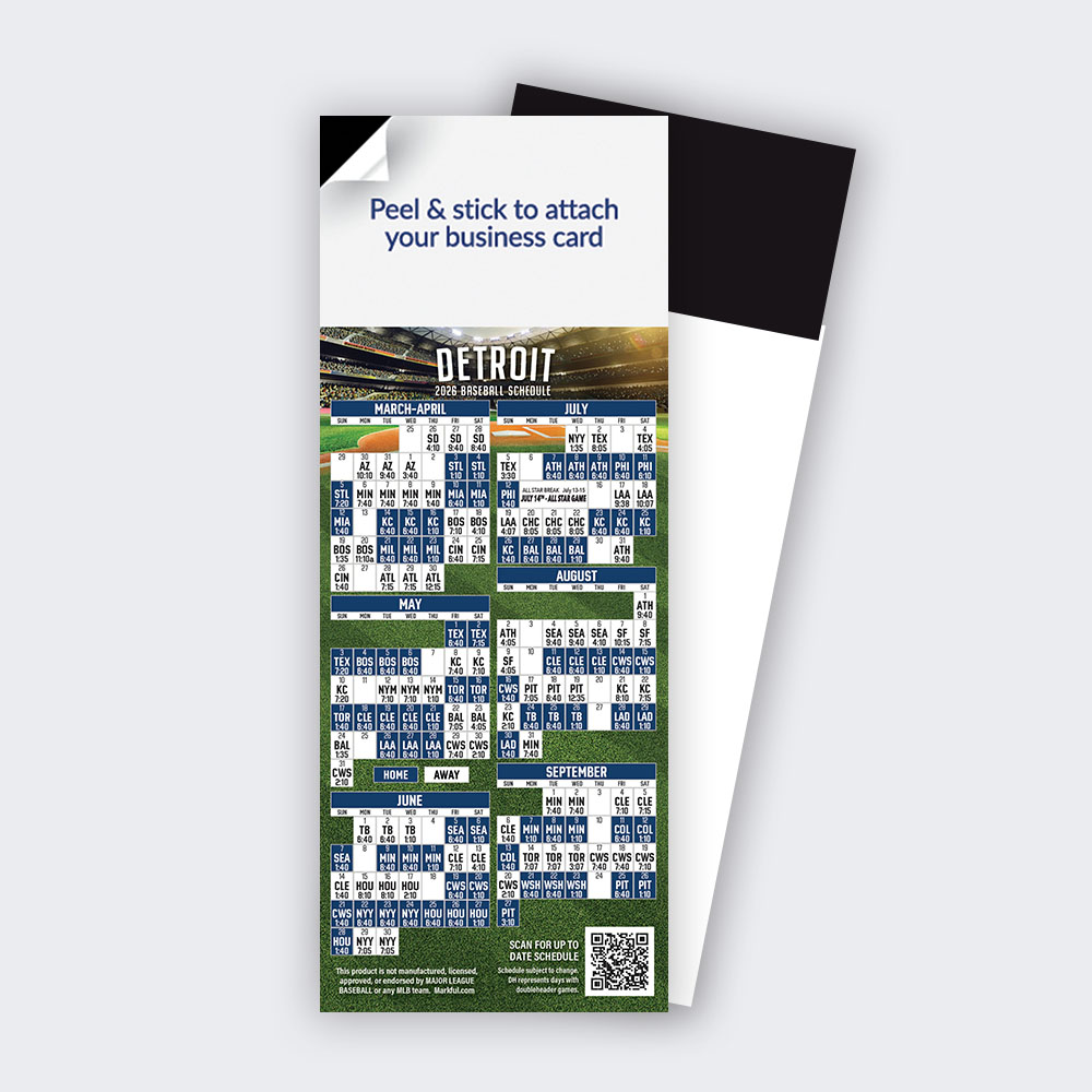 2026 QuickStix Baseball Magnets - Detroit Tigers | Markful