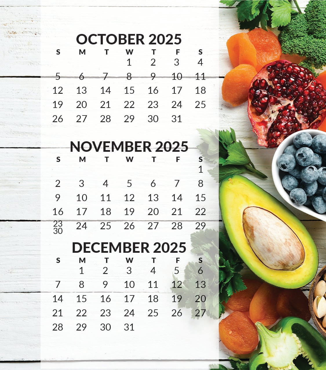 2026 Custom Calendar Pad Magnets - Quick & Healthy Recipes | Markful