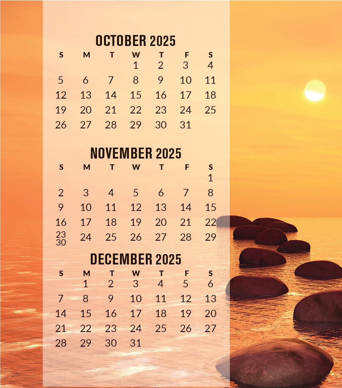 2026 Custom Calendar Pad Magnets - Gratitude | Markful