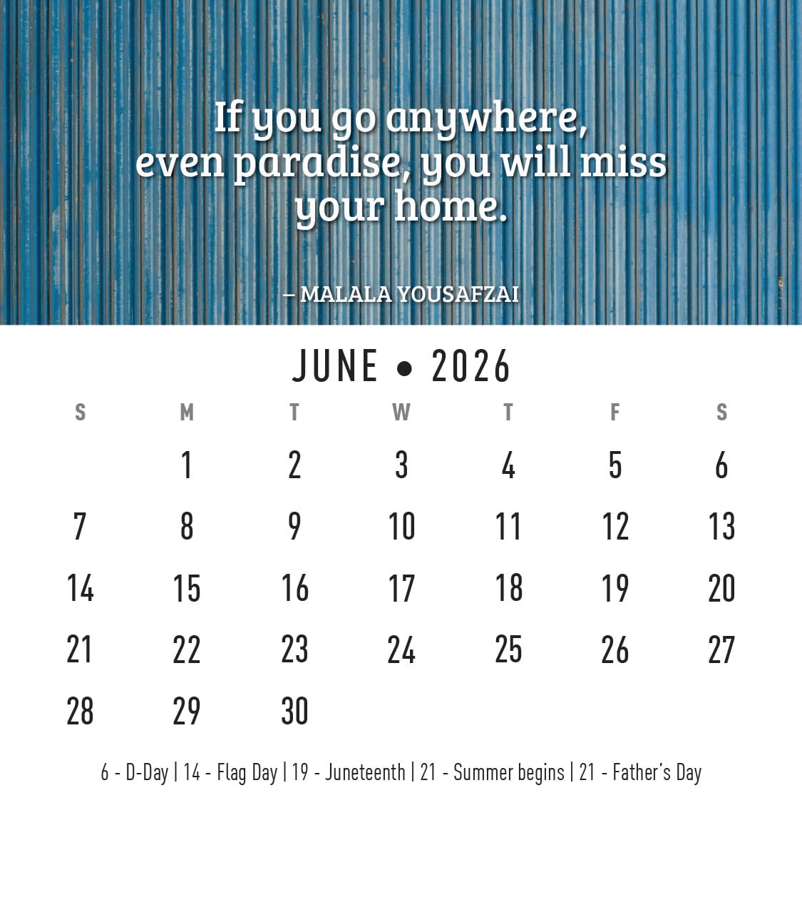 2026 Calendar Pad Magnets - Home Sweet Quotes | Markful