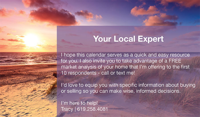 Message Inserts - Calendar Insert Design 02 | Markful