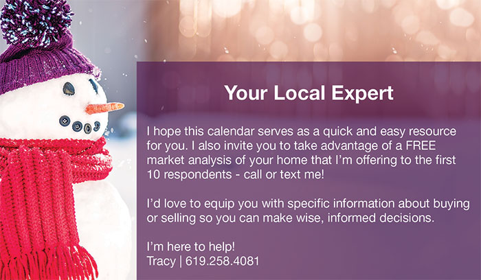 Message Inserts - Calendar Insert Design 27 | Markful