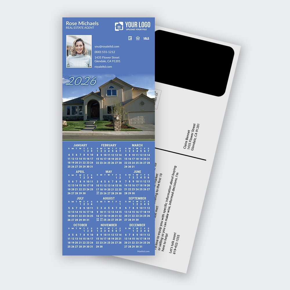 2026 PostCard Mailer Calendar Magnets - Curb Appeal | Markful