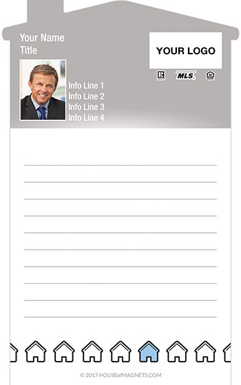 House Notepad Magnet | Markful