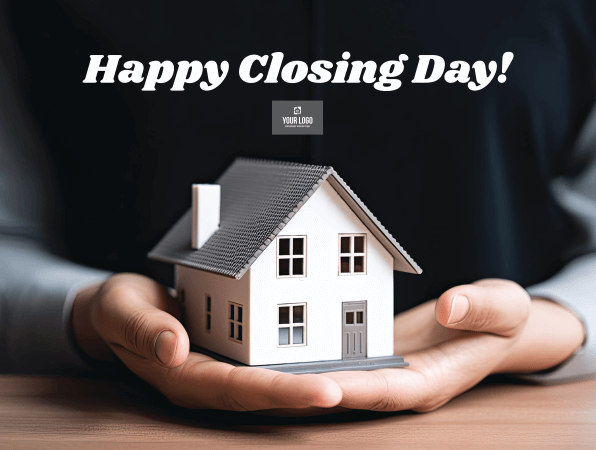 Note Card - Happy Closing Day Model | Markful