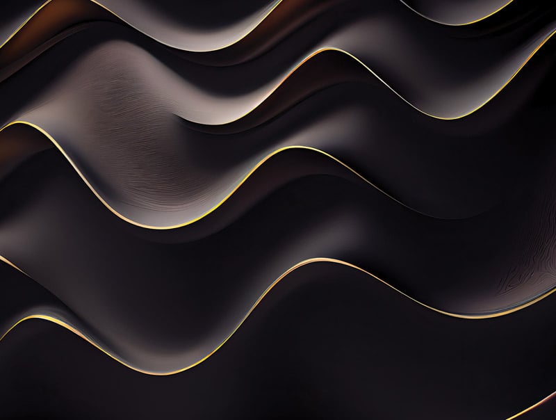 Note Card - Black Gold Rhythm | Markful