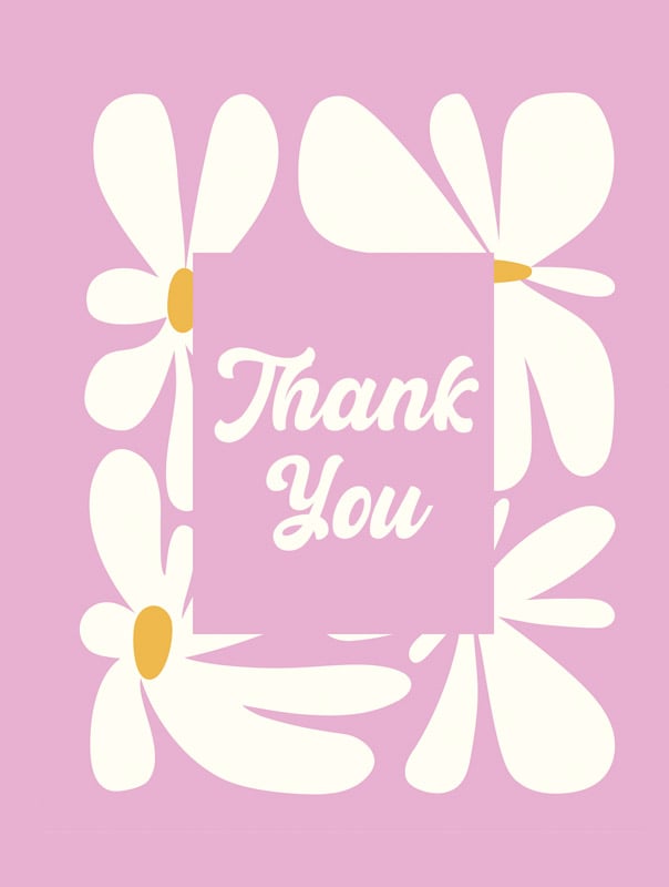 Note Card - Daisy Chain of Gratitude | Markful