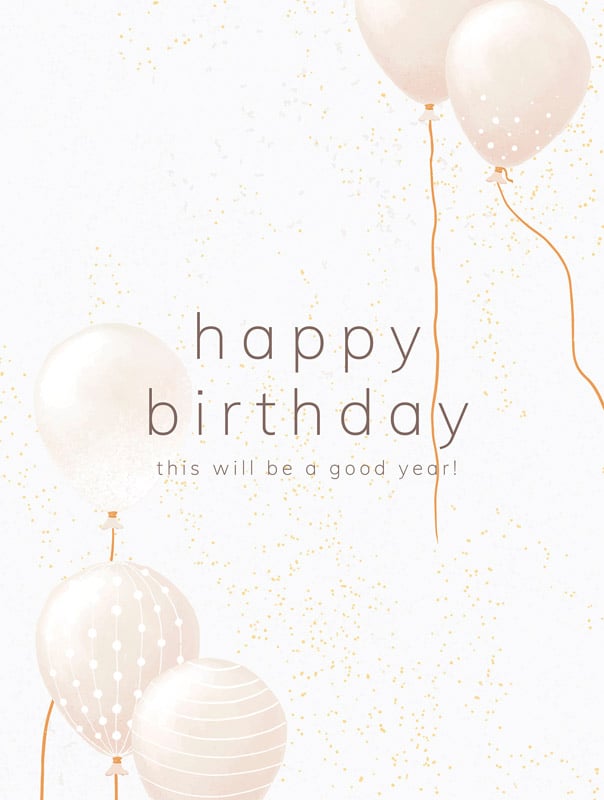 Note Card - Good Year Birthday | Markful