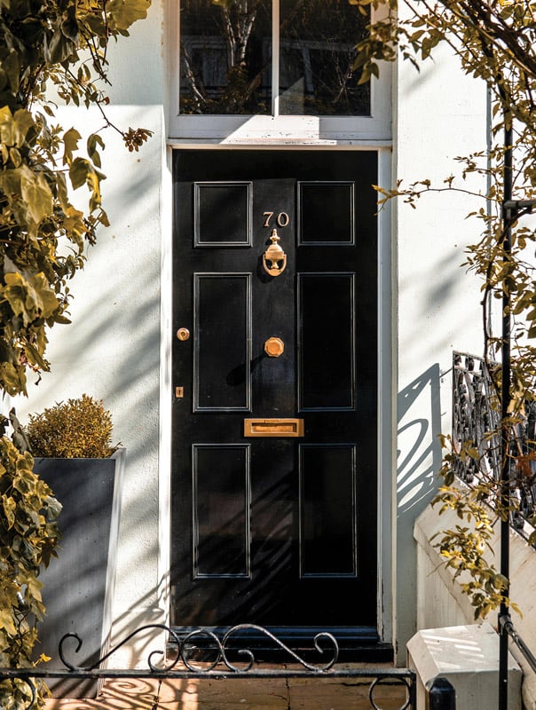 Note Card - Elegant Black Doorway | Markful