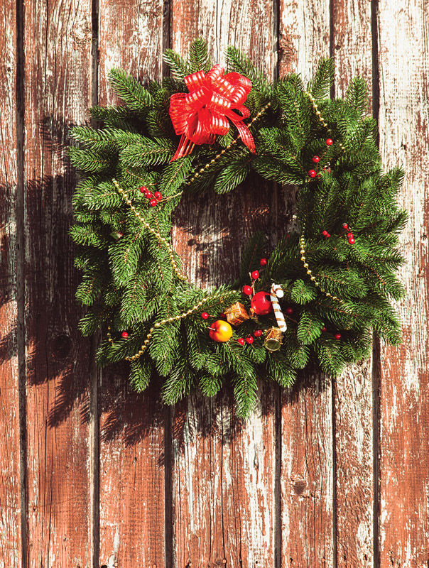 Note Card - Christmas Wreath Decor | Markful