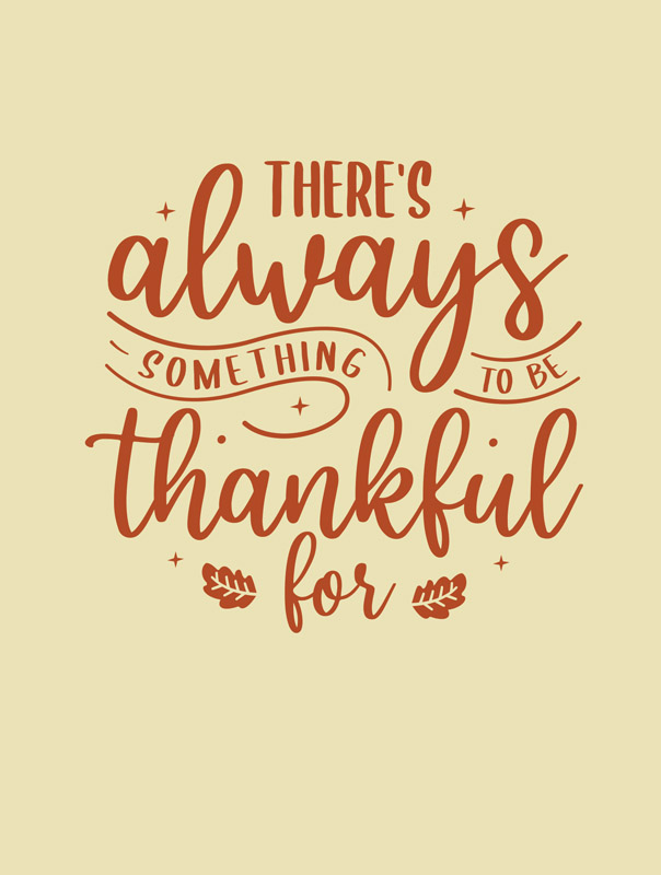 Note Card - Always Something to be Thankful For | Markful