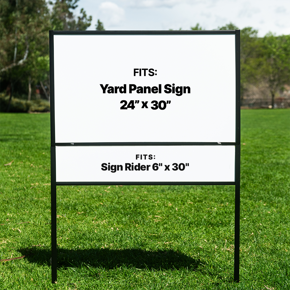 Double Stake Frame - 24x30 - Single Rider - Black | Markful