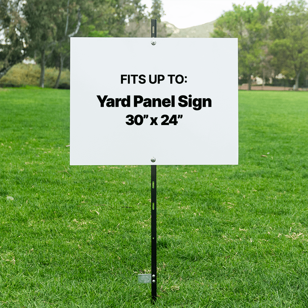 Angle Iron Stake - 46 Inch - Black: | Markful