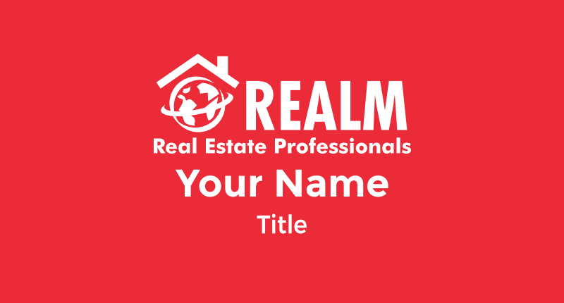 REALM Real Estate Professionals Name Badges for Realtors and the Real ...