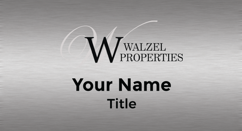 Walzel Properties Name Badges for Realtors and the Real Estate Business ...