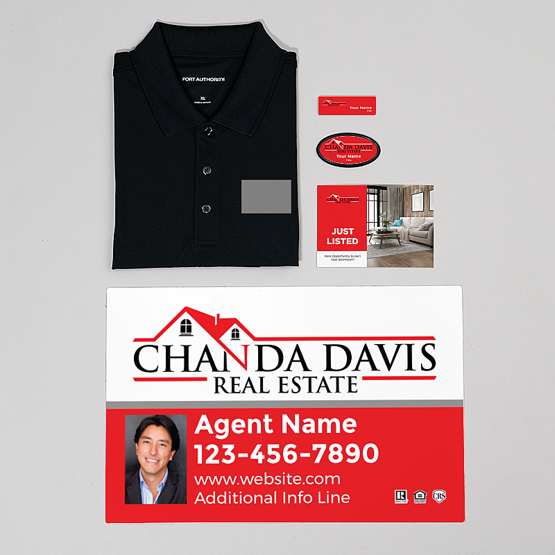 Chanda Davis Real Estate, Business Cards, Car Magnets, Name Badges ...