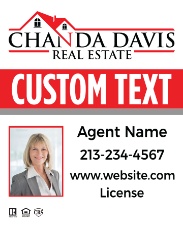 Chanda Davis Real Estate, Business Cards, Car Magnets, Name Badges ...