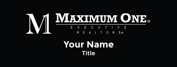 Maximum One Executive Realtors Name Badges for Realtors and the Real ...