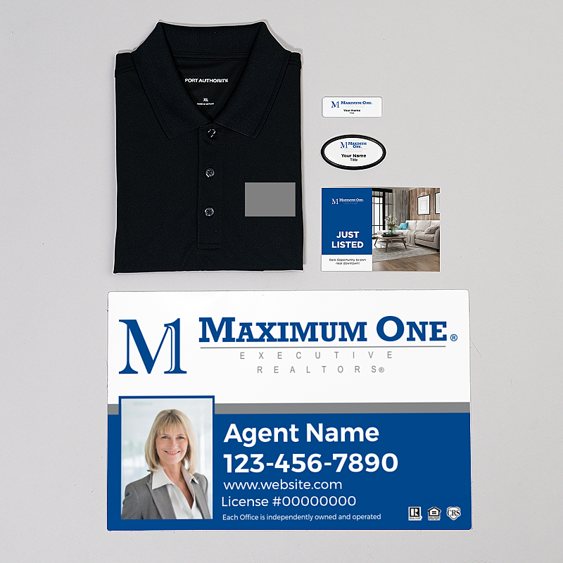 Maximum One Executive Realtors, Business Cards, Car Magnets, Name ...