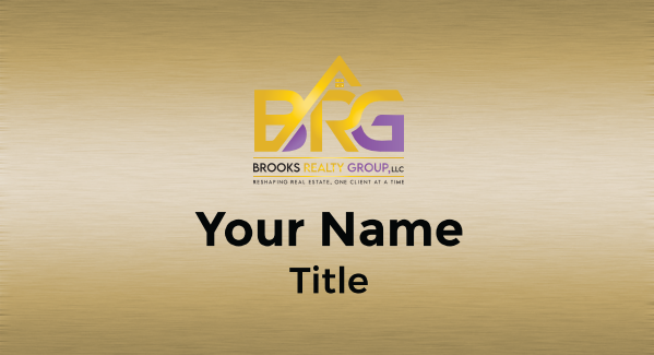 Brooks Realty Group LLC Name Badges for Realtors and the Real Estate ...