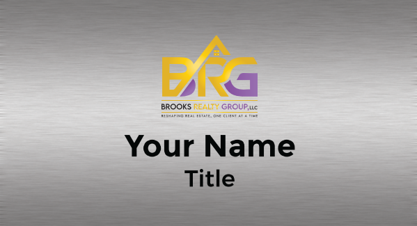 Brooks Realty Group LLC Name Badges for Realtors and the Real Estate ...