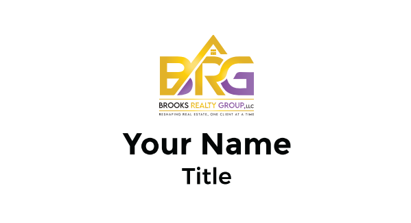 Brooks Realty Group LLC Name Badges for Realtors and the Real Estate ...