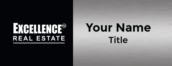 Excellence Real Estate Name Badges for Realtors and the Real Estate ...