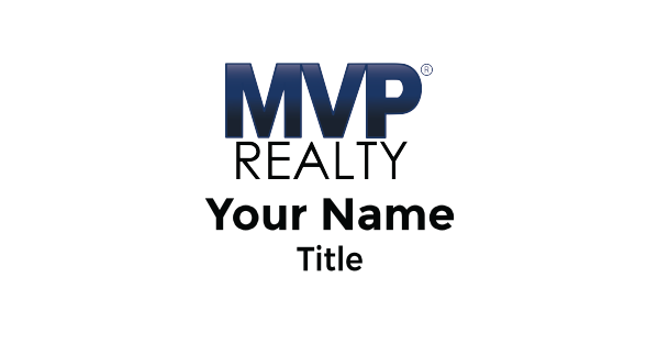 MVP Realty Name Badges for Realtors and the Real Estate Business | Markful