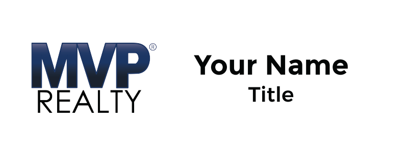 MVP Realty Name Badges for Realtors and the Real Estate Business | Markful