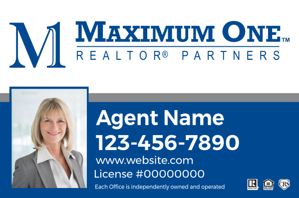 Maximum One Realtor Partners, Business Cards, Car Magnets, Name Badges ...