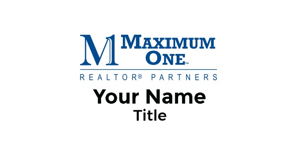 Maximum One Realtor Partners Name Badges for Realtors and the Real ...