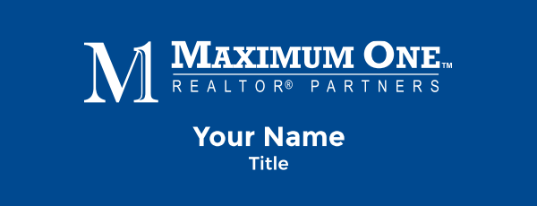 Maximum One Realtor Partners Name Badges for Realtors and the Real ...