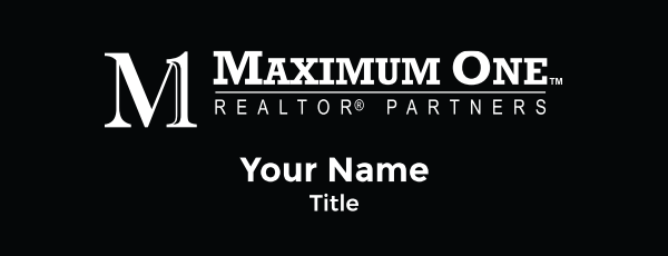 Maximum One Realtor Partners Name Badges for Realtors and the Real ...