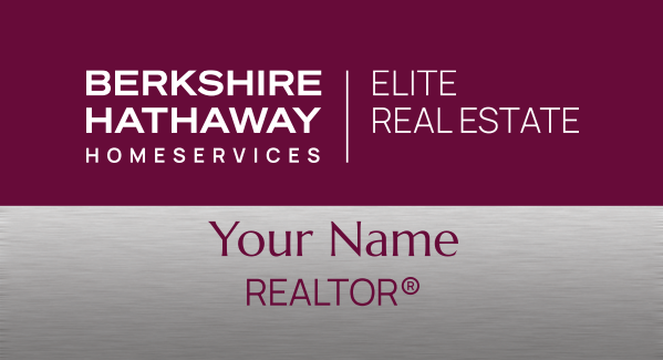Berkshire Hathaway HomeServices Elite Real Estate Name Badges for Realtors and the Real Estate ...