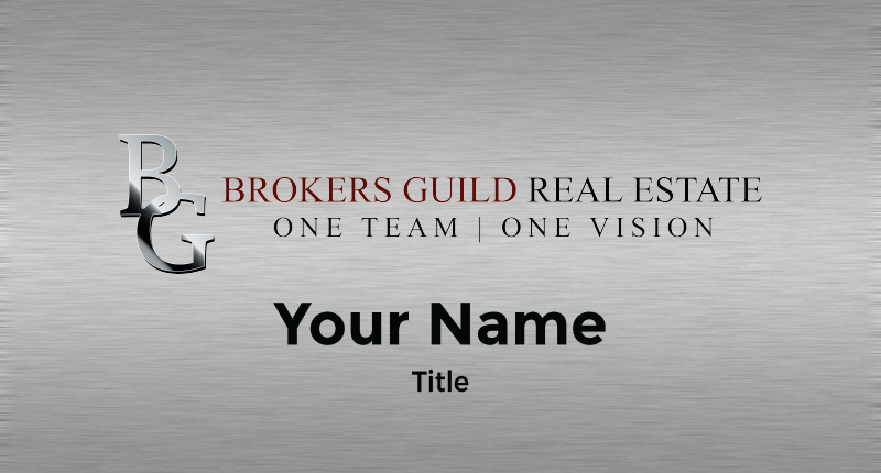 Brokers Guild Real Estate Name Badges for Realtors and the Real Estate ...