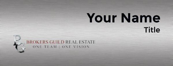 Brokers Guild Real Estate Name Badges for Realtors and the Real Estate ...