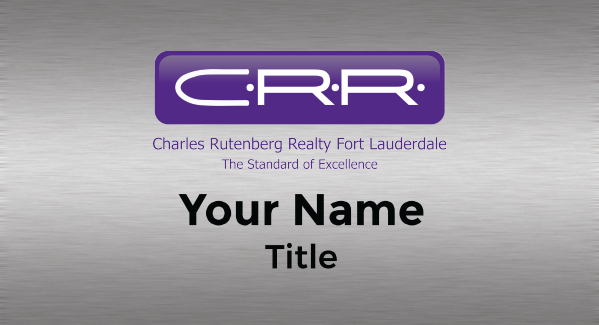 Charles Rutenberg Realty Fort Lauderdale Name Badges for Realtors and ...
