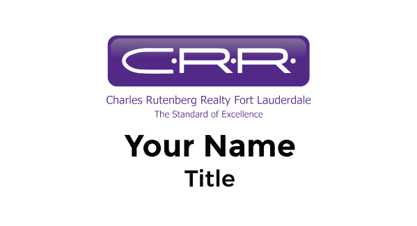 Charles Rutenberg Realty Fort Lauderdale Name Badges for Realtors and ...