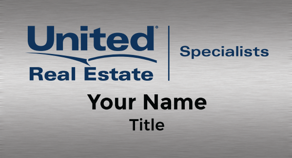 United Real Estate Specialists Name Badges for Realtors and the Real ...