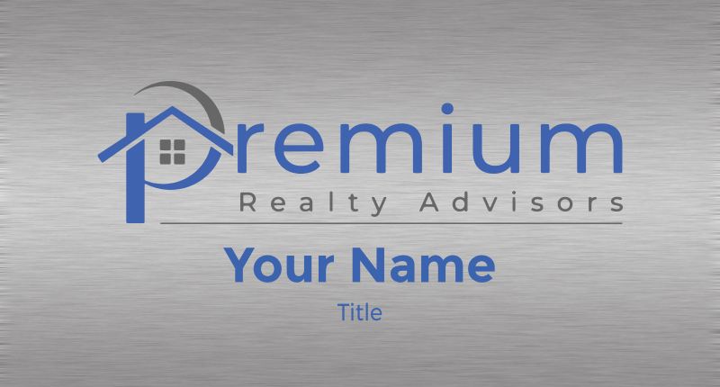 Premium Realty Advisors Name Badges for Realtors and the Real Estate ...