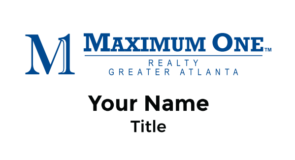 Maximum One Realty Greater Atlanta Name Badges for Realtors and the ...