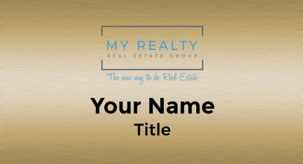 My Realty Group LLC Name Badges for Realtors and the Real Estate ...