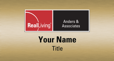 Real Living Anders & Associates Name Badges for Realtors and the Real ...