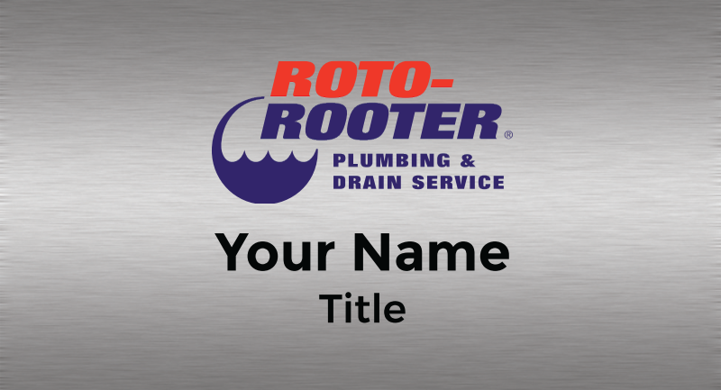 Roto-Rooter Plumbing & Drain Service Name Badges for Realtors and the ...