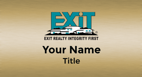 EXIT Realty Integrity First Name Badges for Realtors and the Real ...