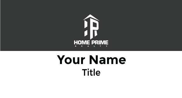 Home Prime Realty Name Badges for Realtors and the Real Estate Business ...