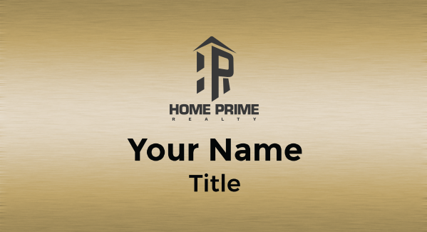 Home Prime Realty Name Badges for Realtors and the Real Estate Business ...