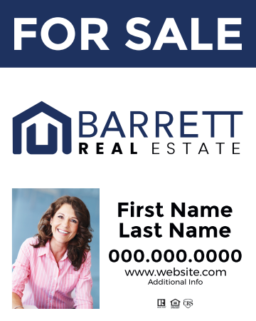 Barrett Real Estate, Business Cards, Car Magnets, Name Badges, Note ...