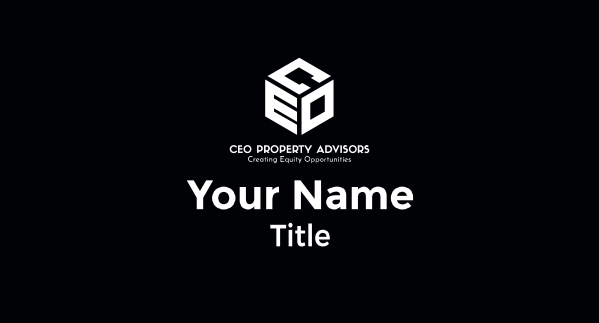 CEO Property Advisors Name Badges for Realtors and the Real Estate ...